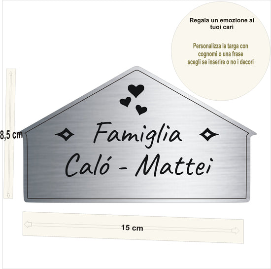 Targhe Fuori Porta Personalizzate - Lo Realizzo | Ordina la Tua Targhe ...